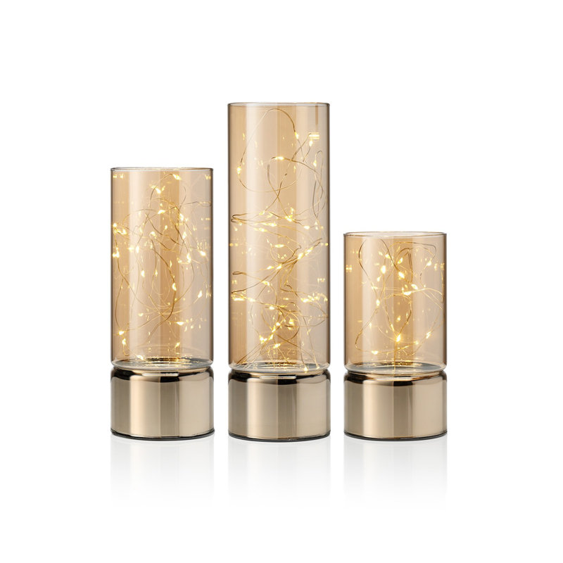 Metro Lane Amgala 29Cm Gold Table Lamp Set & Reviews | Wayfair.co.uk